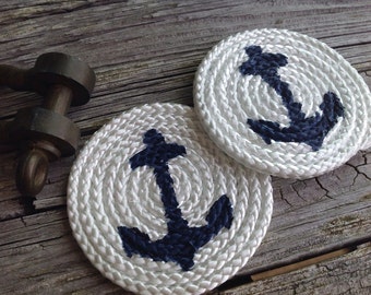 Popular items for anchor coasters on Etsy