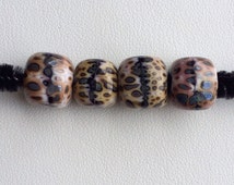 Unique leopard print beads related items | Etsy