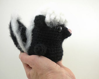 Crochet skunk | Etsy
