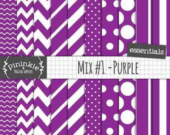 Unique purple scrapbook related items | Etsy