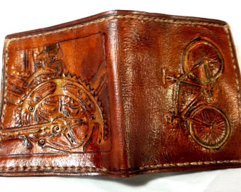 Popular items for biker wallet on Etsy