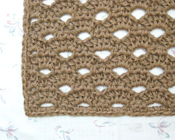 Custom Thick Crochet Jute Rug Double Thickness by Exotiflora