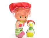Items similar to Cherry Cuddler Doll with Pet Gooseberry Vintage ...