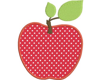 Apple applique | Etsy