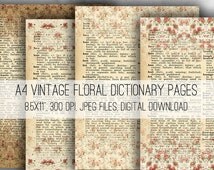 Popular items for a4 digital paper on Etsy