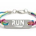 RUN Running Bracelet: multicolor black & pink Running