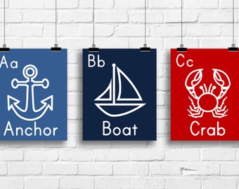 Nautical alphabet | Etsy