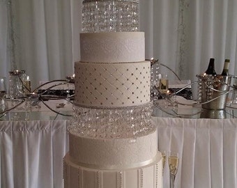 Crystal Wedding Cake Stand 5 Tier