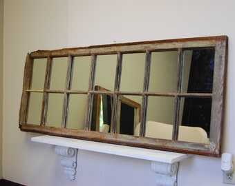 Antique Barn "Window Mirror" - Rare! #570,window mirror, old window ...