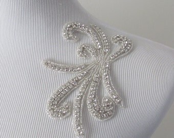 Rhinestone Applique / Bridal Applique / by HerLovelySupplies