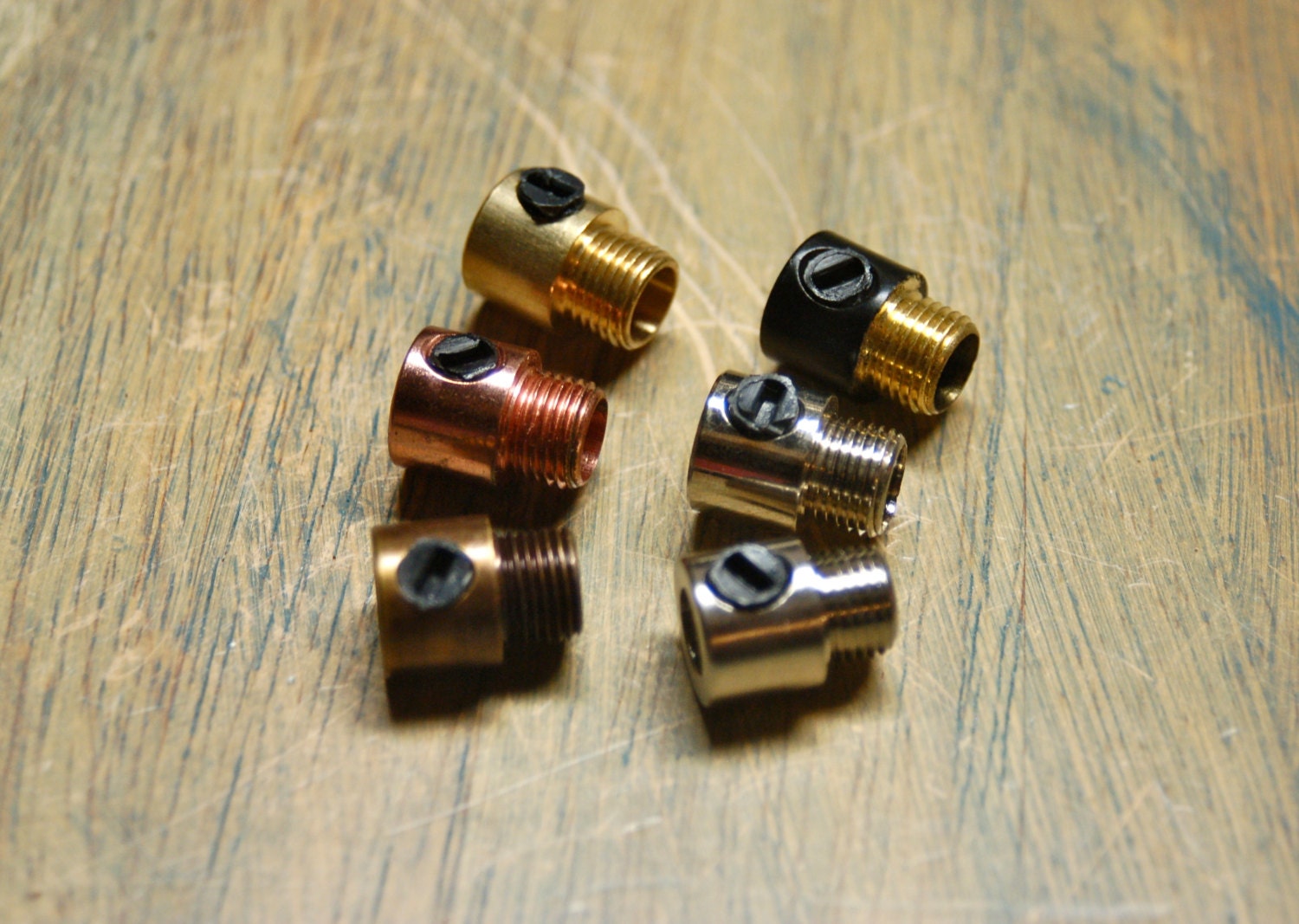 Metal Strain Relief Piece & Set Screw Threaded Cord Grip