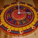 Fiesta Round Mosaic Clock