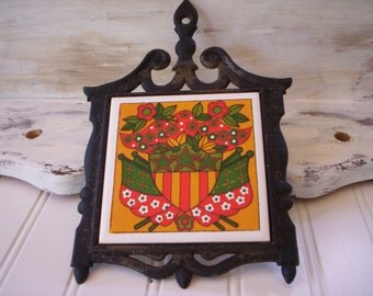 Cast iron coaster | Etsy