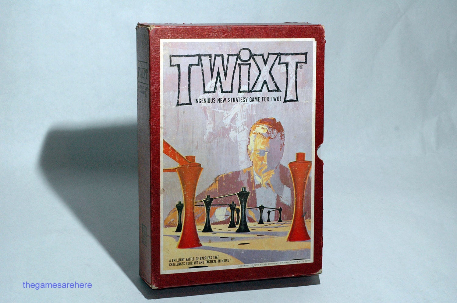 Twixt Strategy Game from 3M 1962 COMPLETE read by TheGamesAreHere