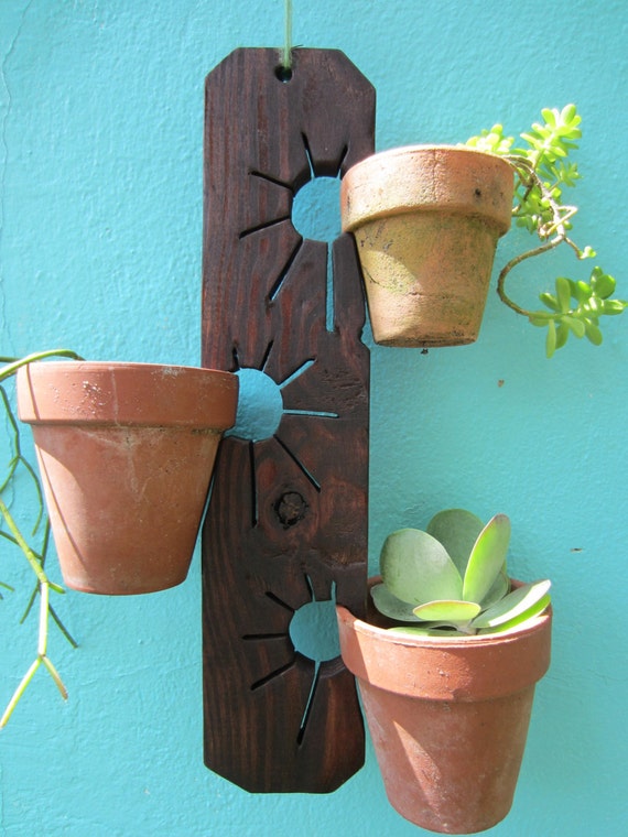 Outdoor Wooden Plant Holders