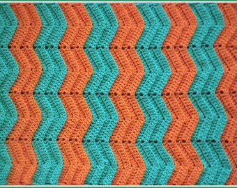 Handmade Crochet Red Orange Yellow Lime Green by BlanketsByJulee