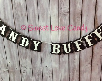 Popular items for candy buffet banner on Etsy