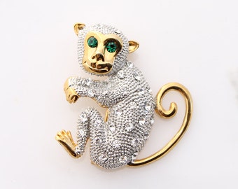 Popular items for monkey brooch on Etsy