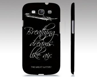The Great Gatsby Premium Phone Case - Black - Quote Phone Case iPhone 4 ...