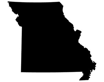 Missouri outline | Etsy