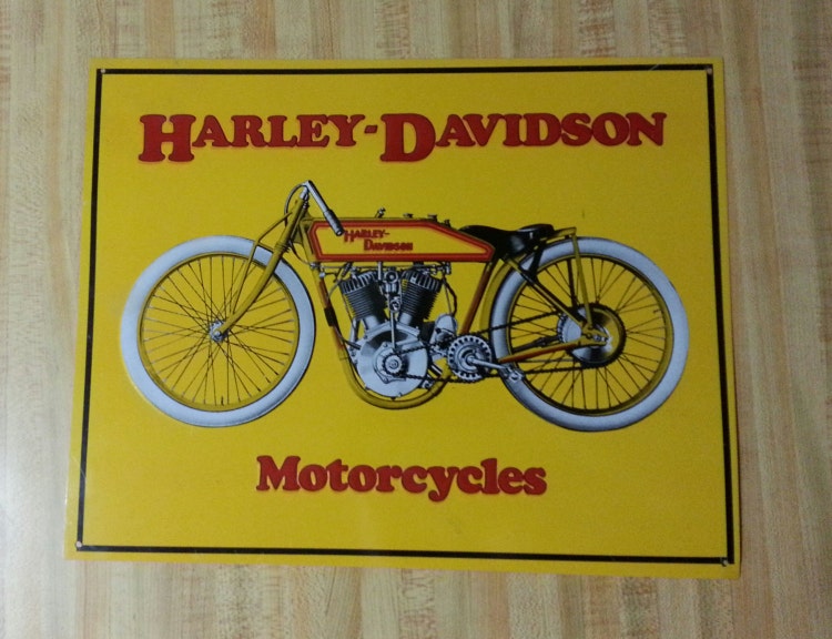 Harley Davidson Motorcycles Vintage Style Metal Sign by TGXC