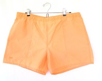 Mens Neon Orange Coral Speedo Swim Trunks Size Large