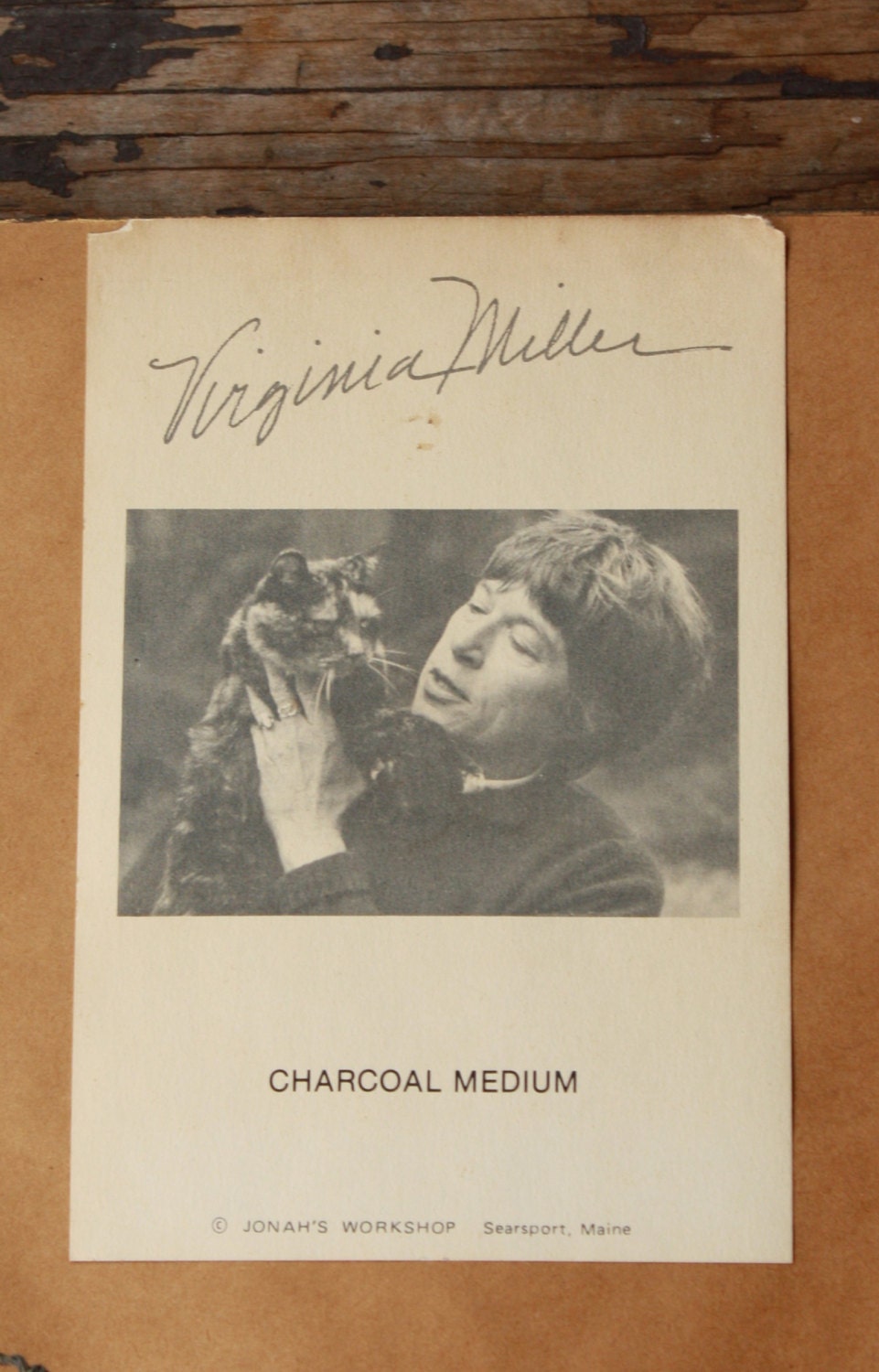 Vintage Signed Virginia Miller Lithograph-Man by NanasAtticFairy