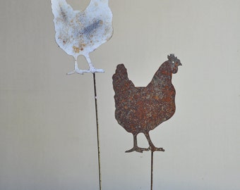 Metal chicken | Etsy