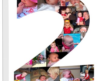 Popular items for numbers collage on Etsy