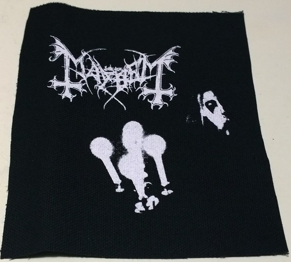 MAYHEM DEAD patch black metal Free Shipping darkthrone morbid