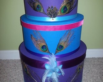 3 tiered card box | Etsy