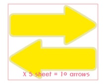 Popular items for arrow stickers on Etsy