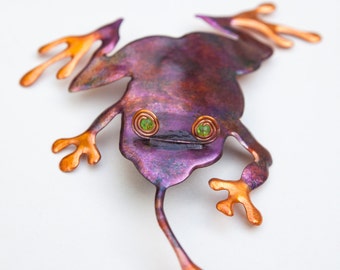 Popular items for copper frog on Etsy