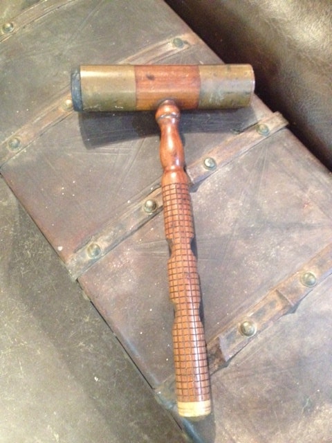 Antique Roque Mallet made of Cherry Wood and by UpcycledUpstyled