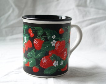 Popular items for strawberry mugs on Etsy