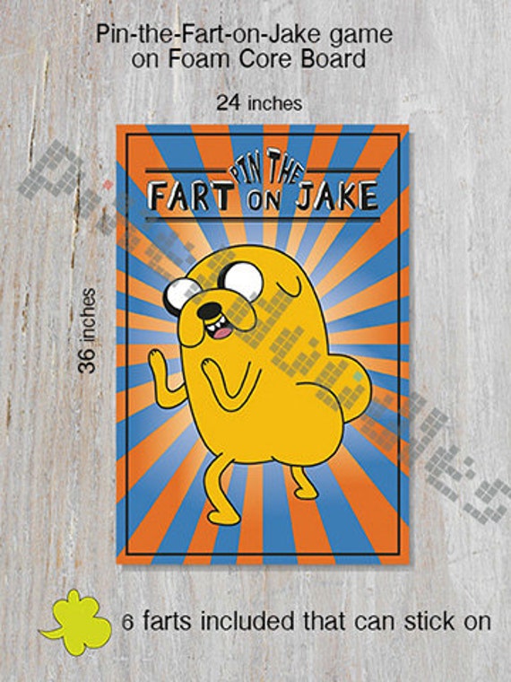 Adventure Time Pin The Fart On Jake Game