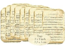 Popular items for vintage music sheets on Etsy