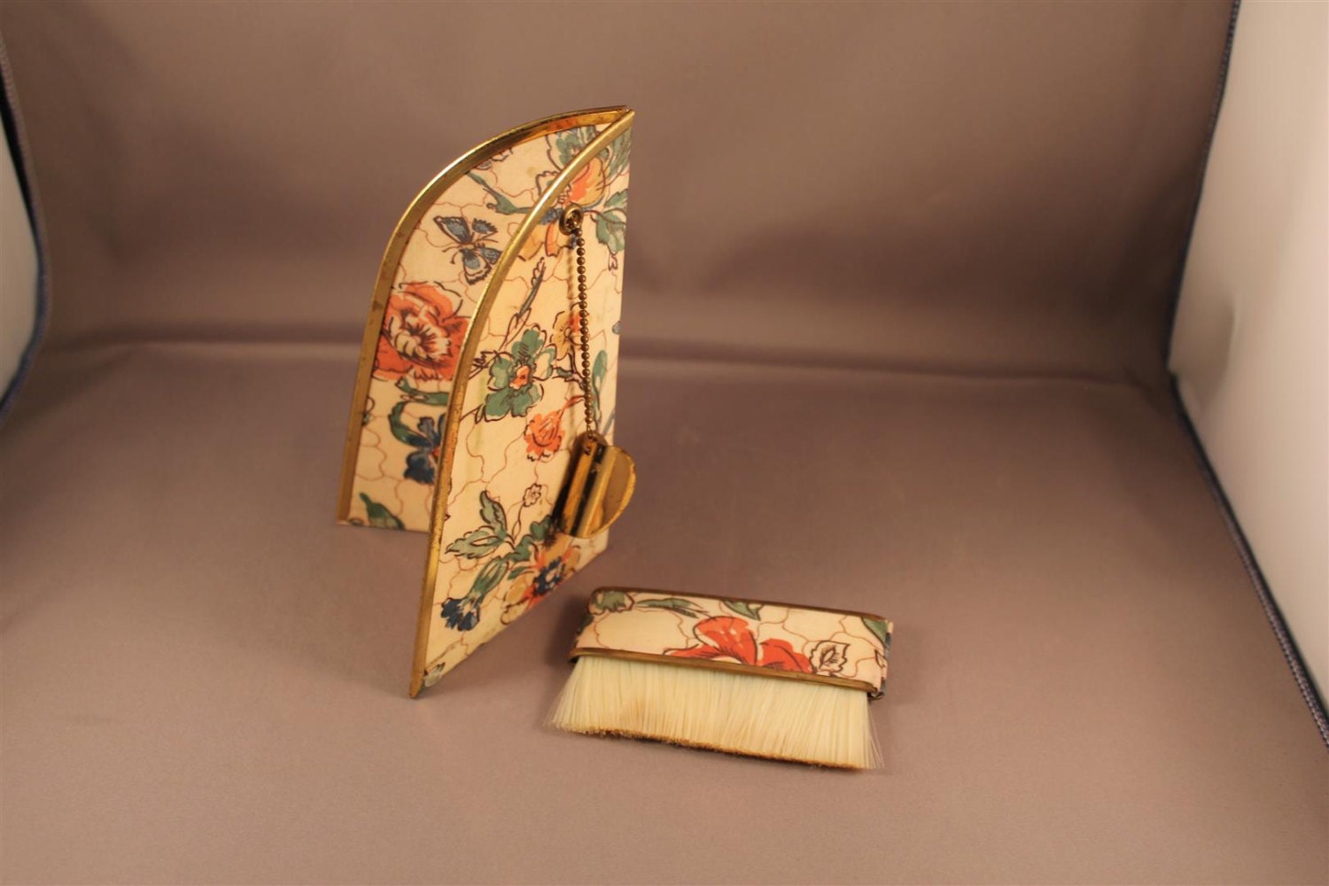 Lovely and delicate Table Sweeper Set Broom and Folding Shovel Vintage ...