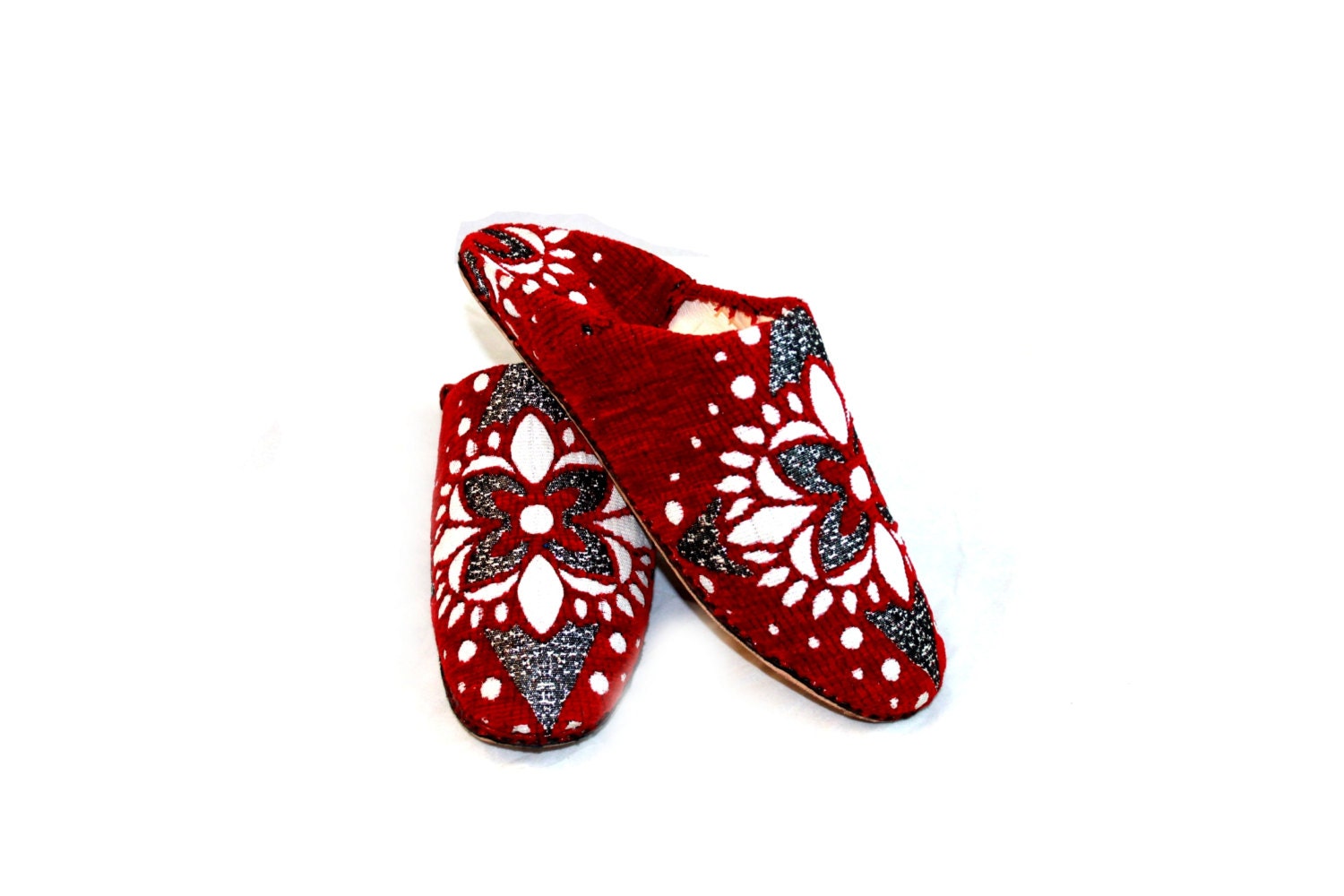 Moroccan slipperswomen slippersMoroccan baboucheVelvet