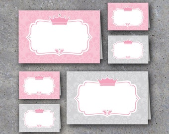 Princess name tag | Etsy