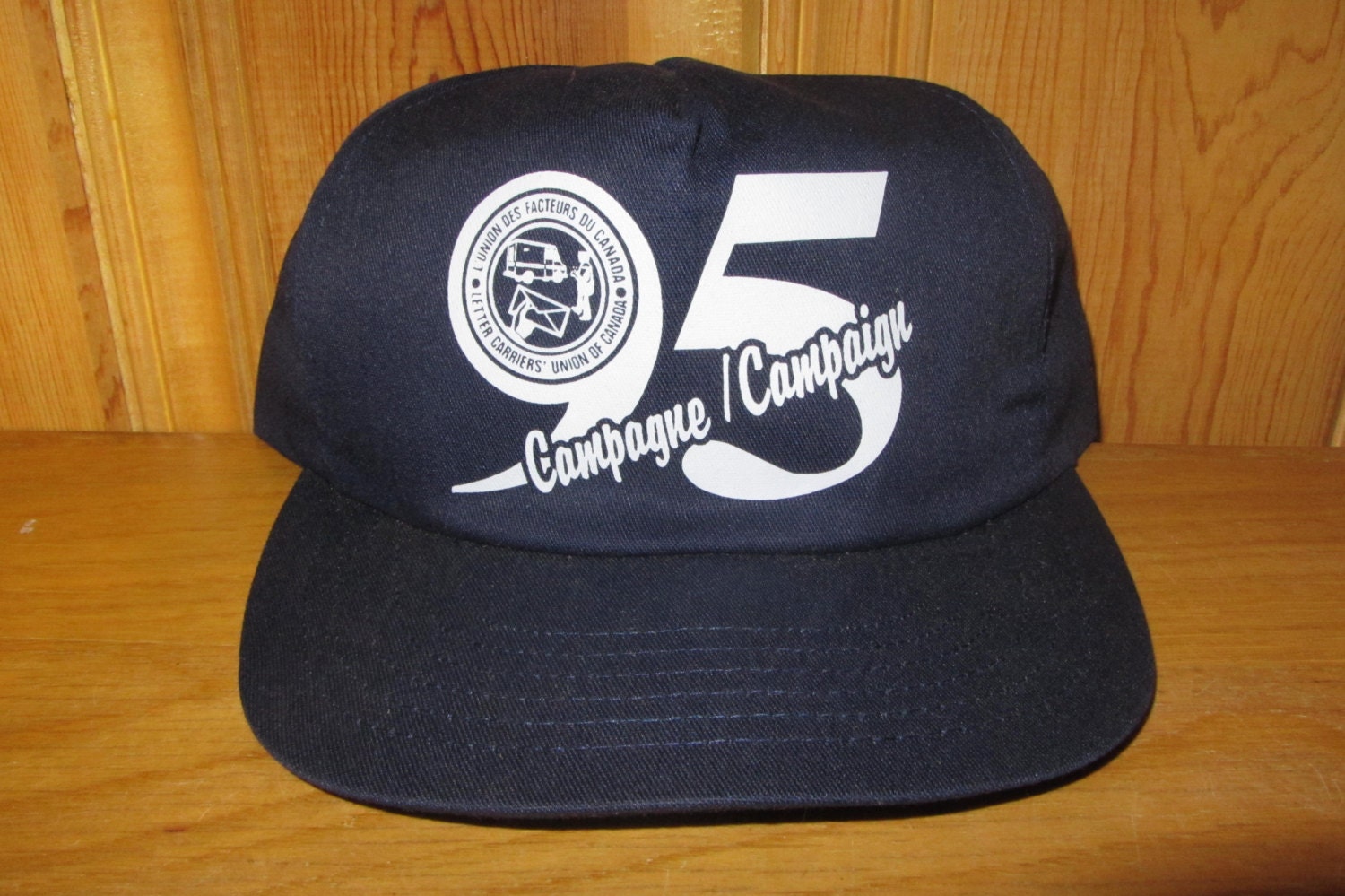 Letter Carriers’ Union of Canada Campaign 95 Vintage Navy Blue Snapback ...