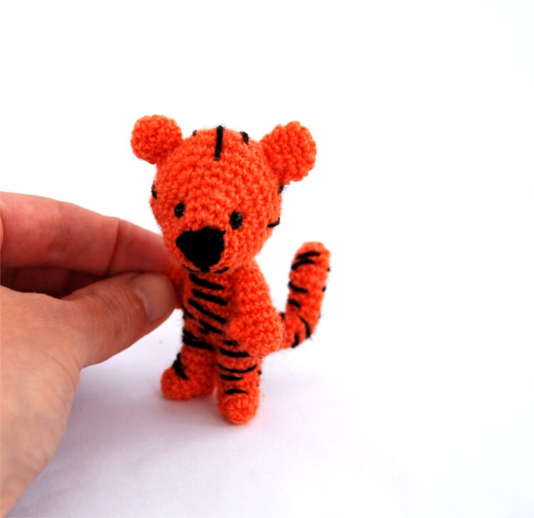 crochet little tiger miniature tiger little tiger animal