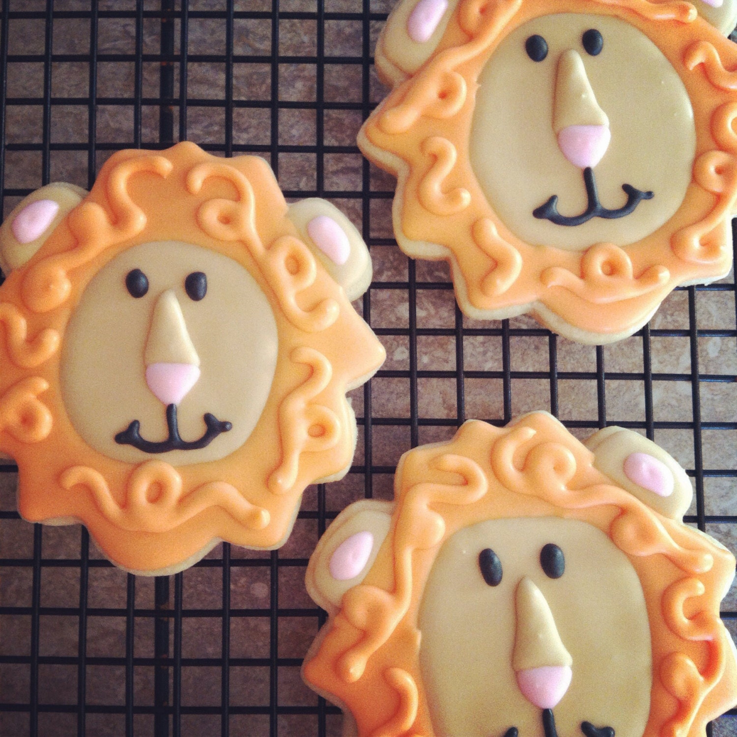 Lion Sugar Cookies: 1 Dozen