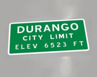 Copy of old Telluride Jeep Trail Sign between Ouray and