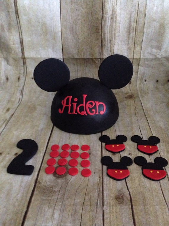 Fondant Mickey Mouse Inspired Cake Topper