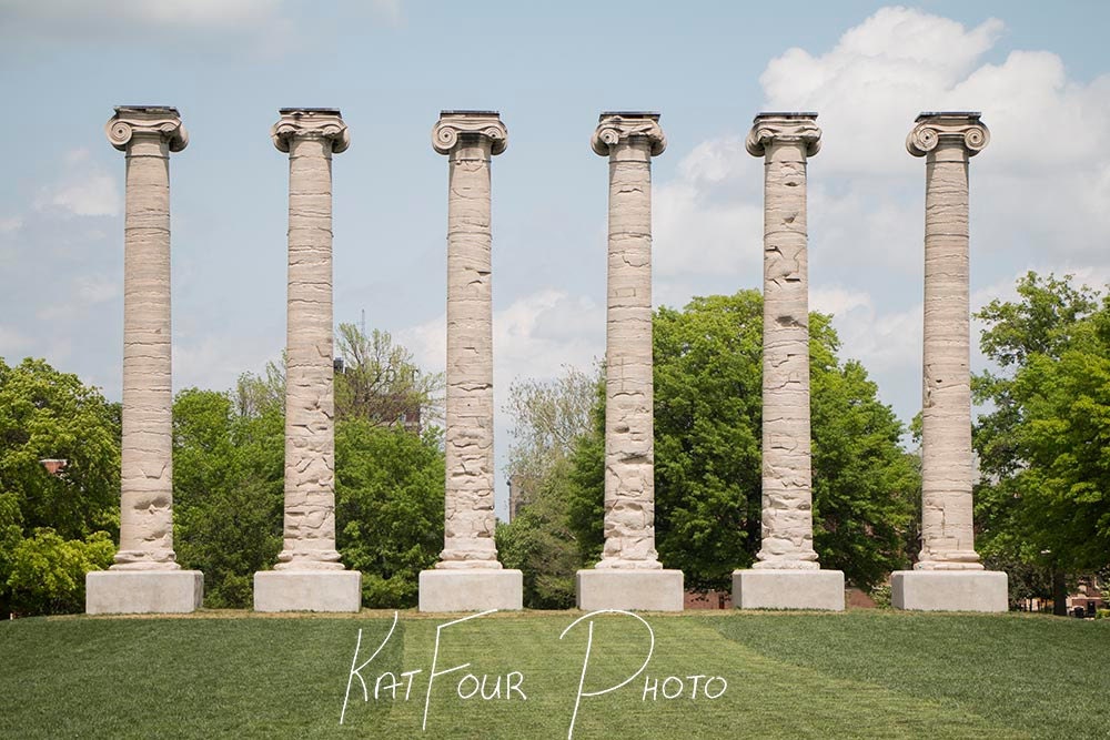 Photo Print Architechtural Photo Mizzou Columns Mizzou Quad