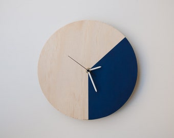 Popular items for blue wall clock on Etsy