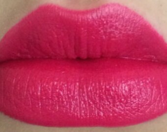 Popular items for hot pink lipstick on Etsy