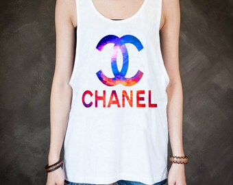 Chanel Logo Galaxy Tank Top Mens and Women tank top All Size Available ...