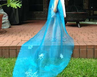Organza Elsa Cape (Extra long)
